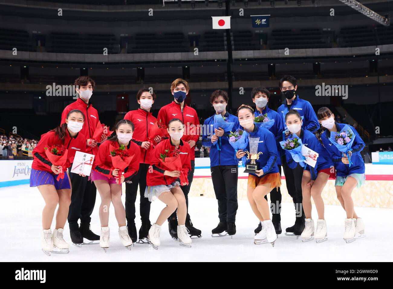 Saitama, Japan. 2nd Oct, 2021. (Top L-R) Sena Miyake, Kazuki Tomono ...
