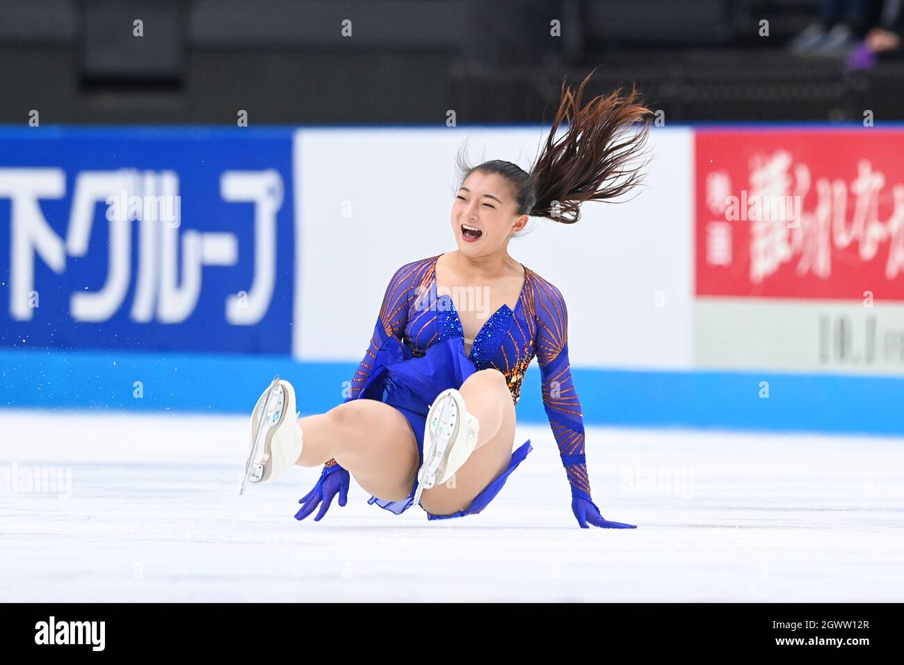 Saitama, Japan. Credit: MATSUO. 2nd Oct, 2021. Kaori Sakamoto Figure Skating : Japan Open 2021 ...