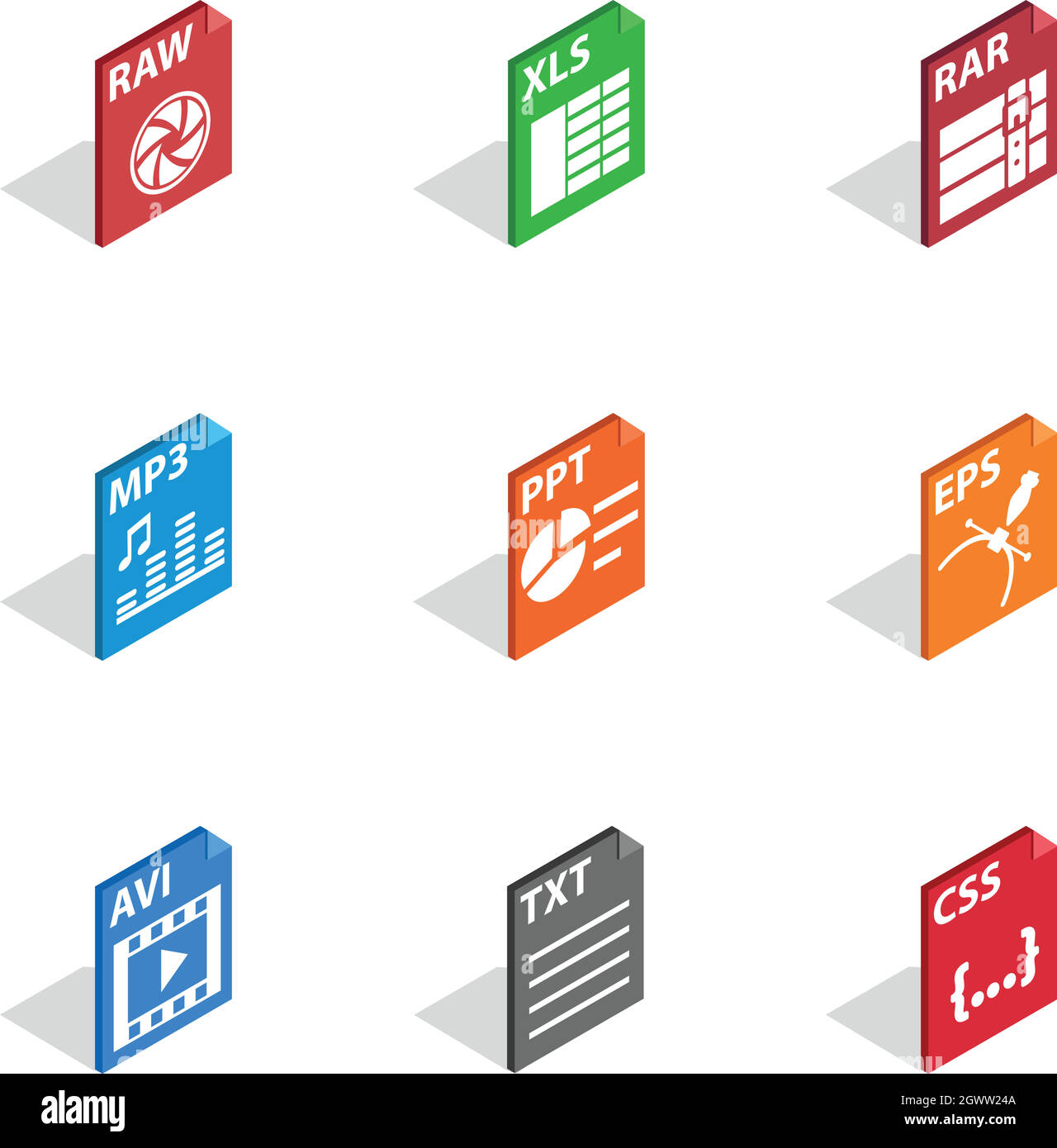 Raw File Stock Vector Images - Alamy