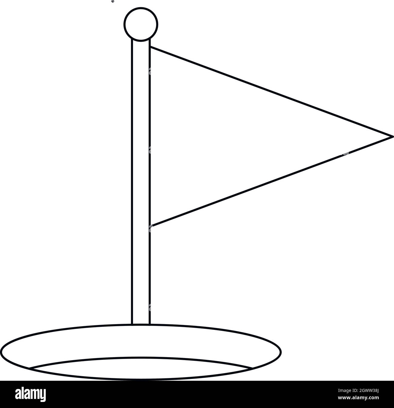 Triangle flag hi-res stock photography and images - Alamy