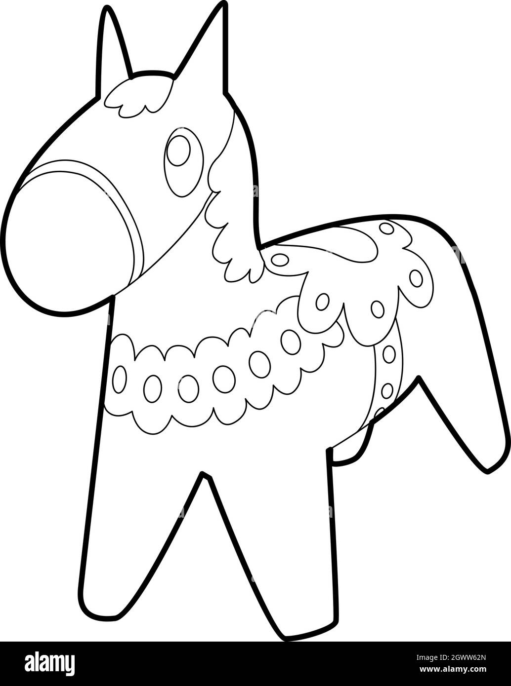 Outline carnival object Stock Vector Images - Alamy