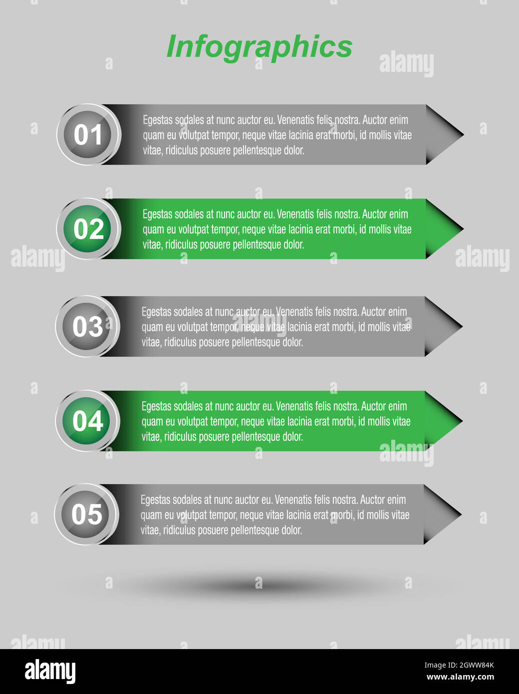 Infographic design template with paper tags Stock Vector Image & Art ...