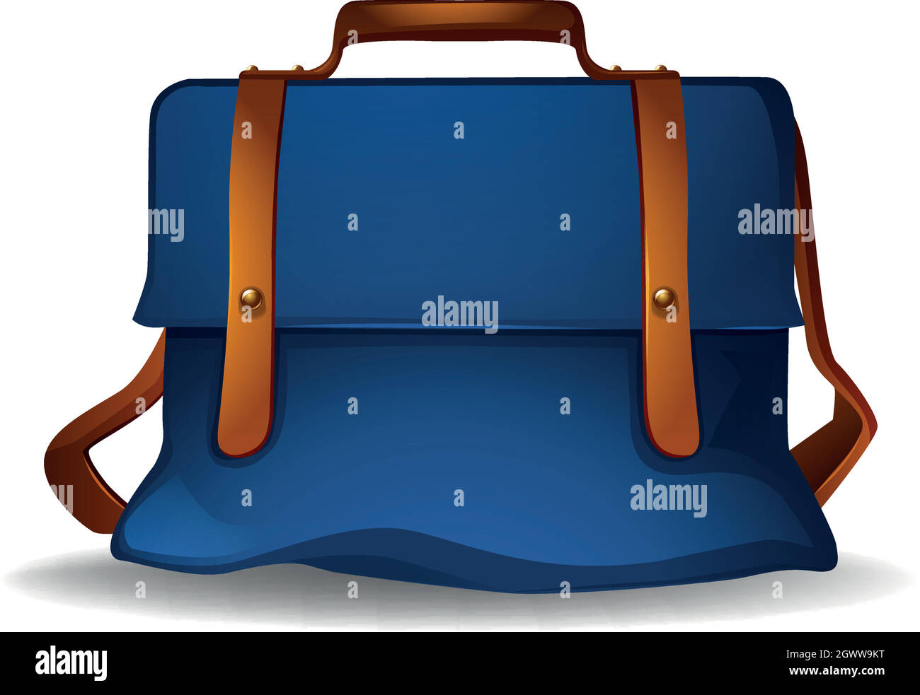 Bag alone background white Stock Vector Images - Alamy