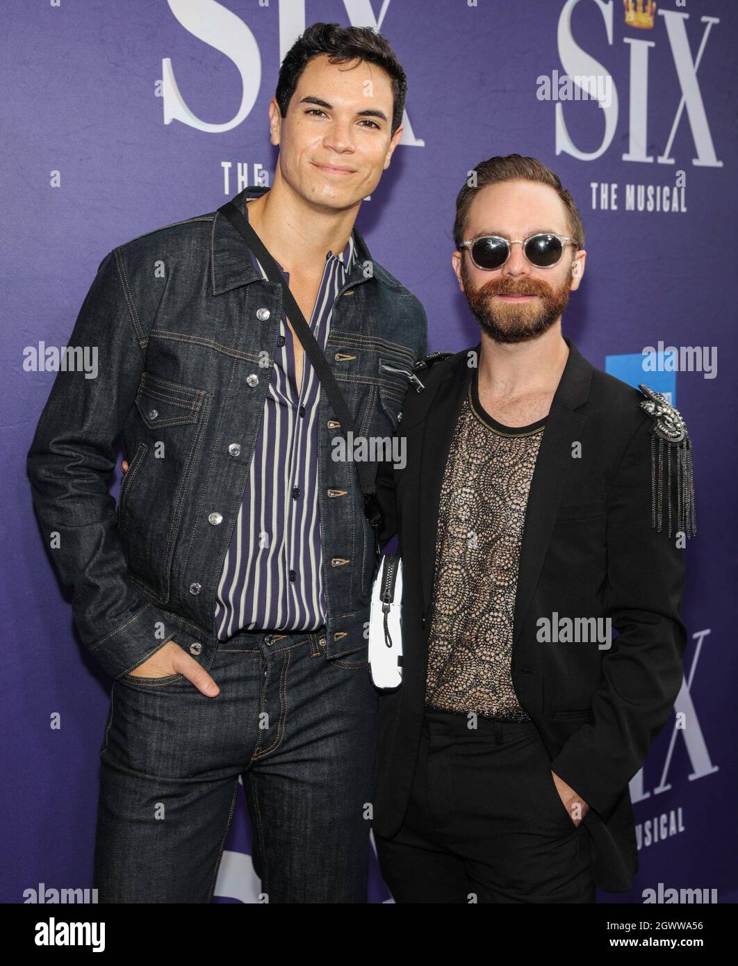 New York, NY, USA. 3rd Oct, 2021. Jason Gotay, Michael Hartung at ...