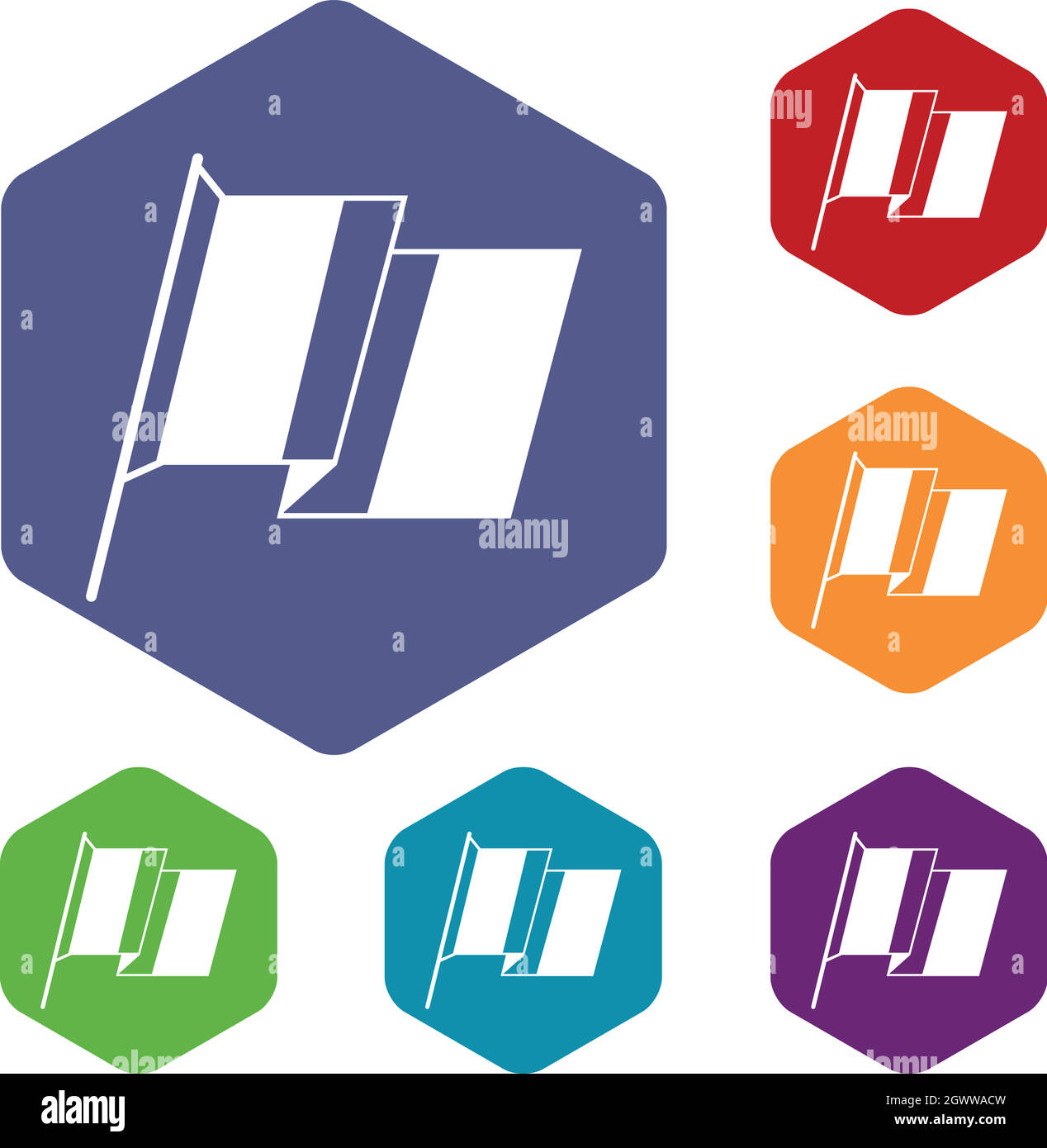 France flag icons set Stock Vector Image & Art - Alamy