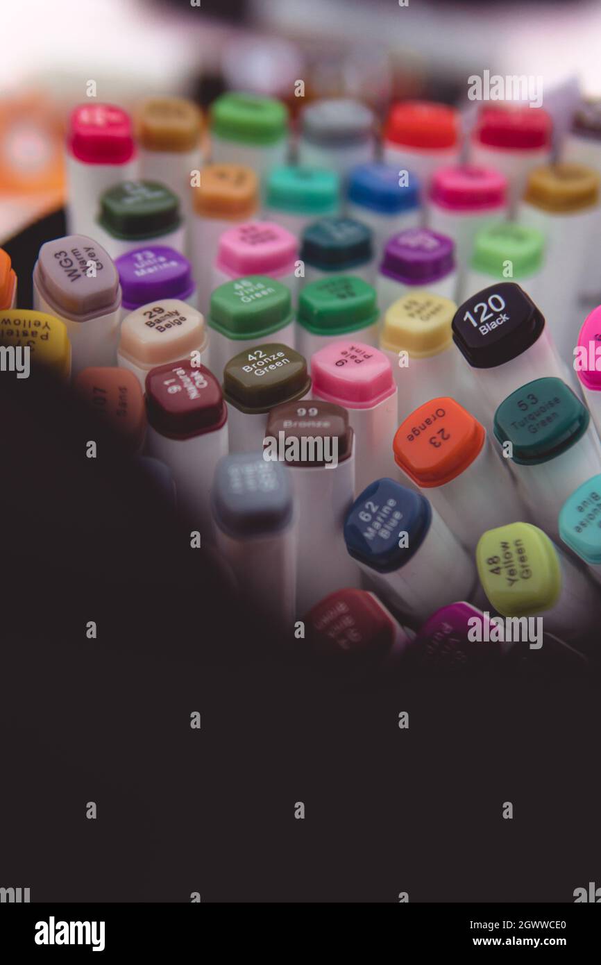 Markers art hi-res stock photography and images - Alamy
