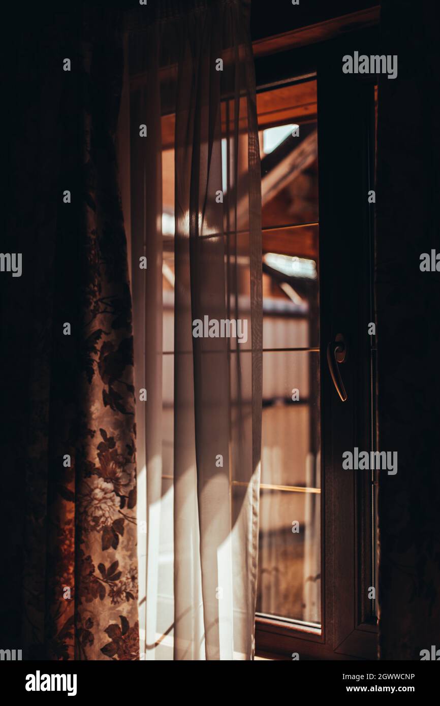 Daylight Shining From The Street Through The Window Stock Photo - Alamy