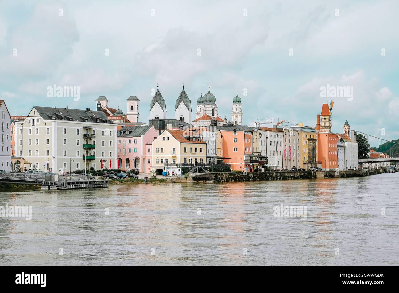 Passau germany from bridge hi-res stock photography and images - Alamy