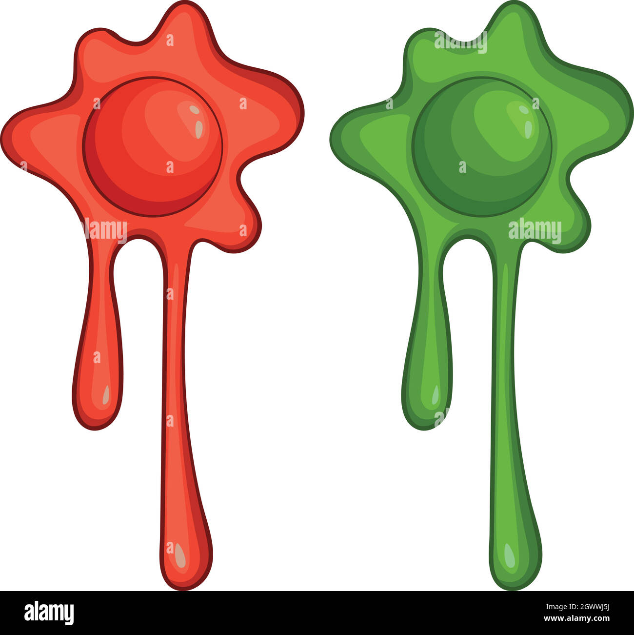 Red sludge Stock Vector Images - Alamy