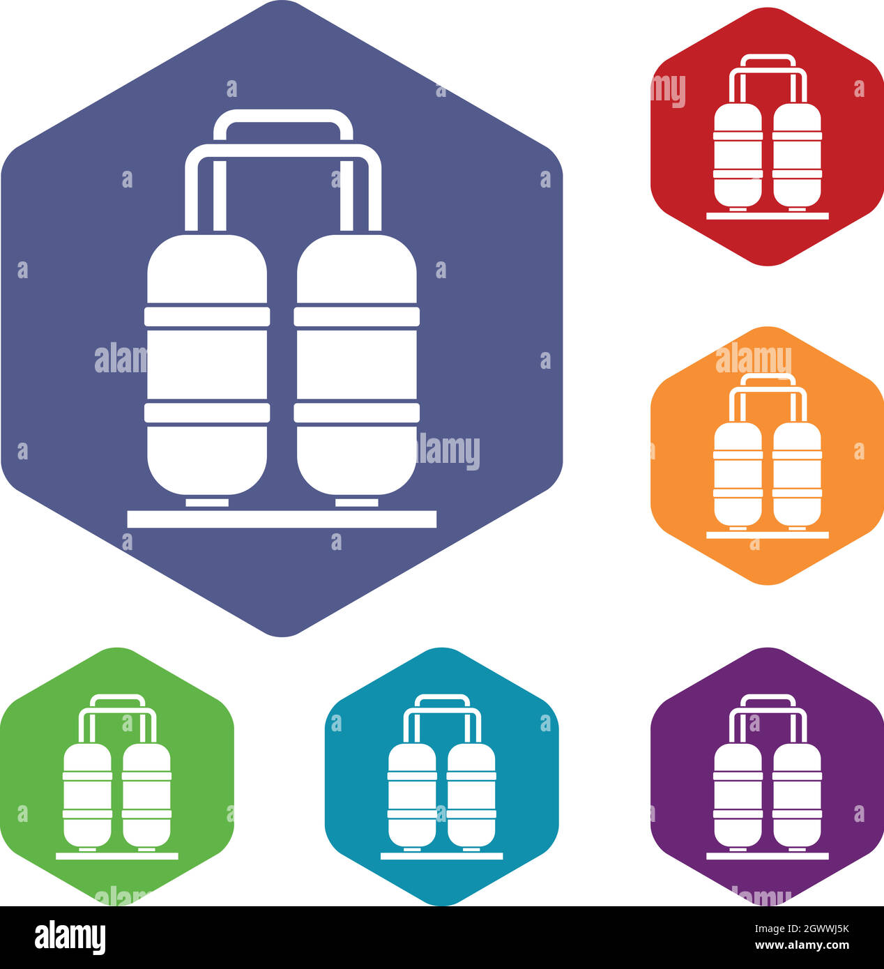 Oil refinery plant icons set Stock Vector Image & Art - Alamy