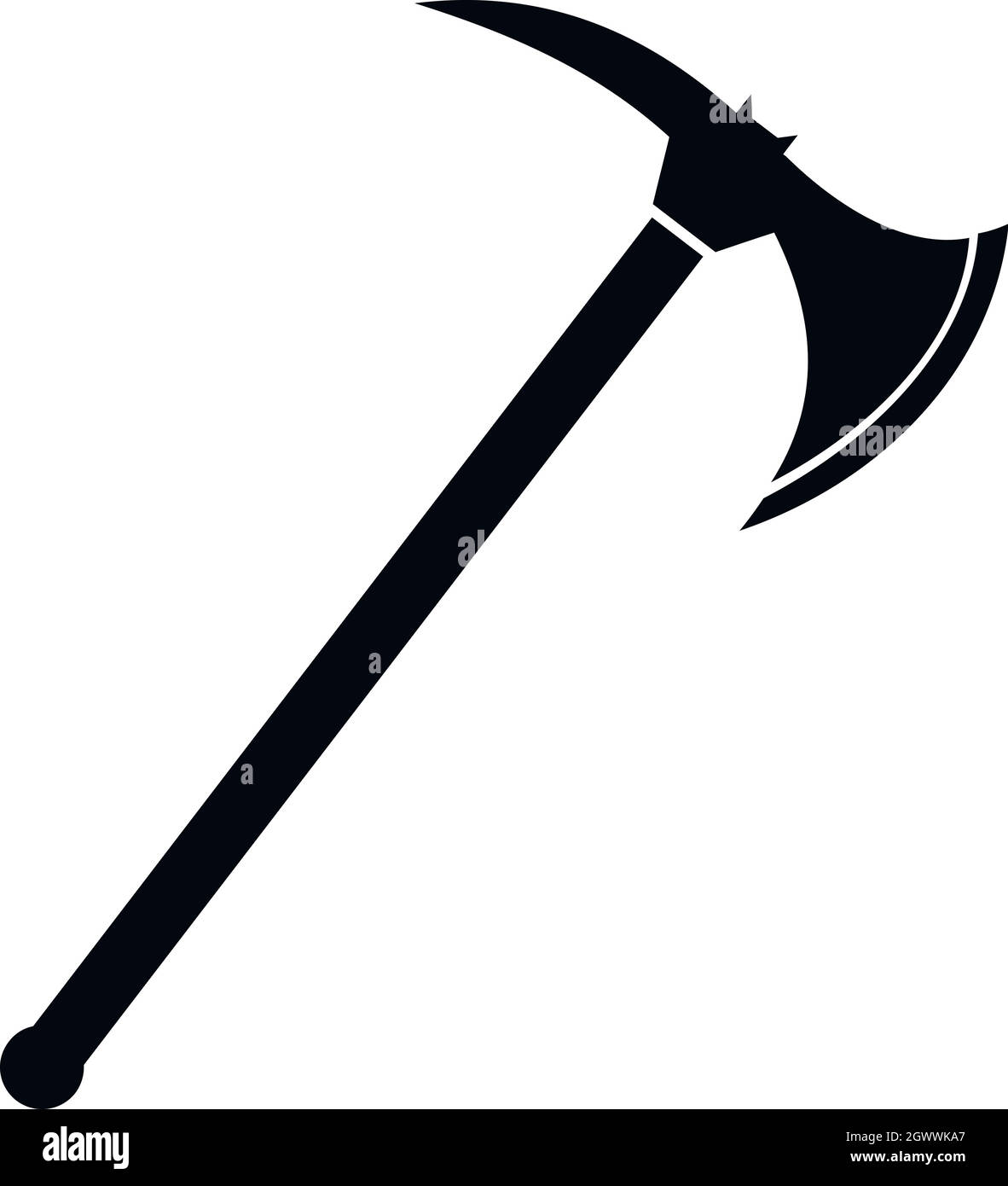 Ax icon, simple style Stock Vector Image & Art - Alamy