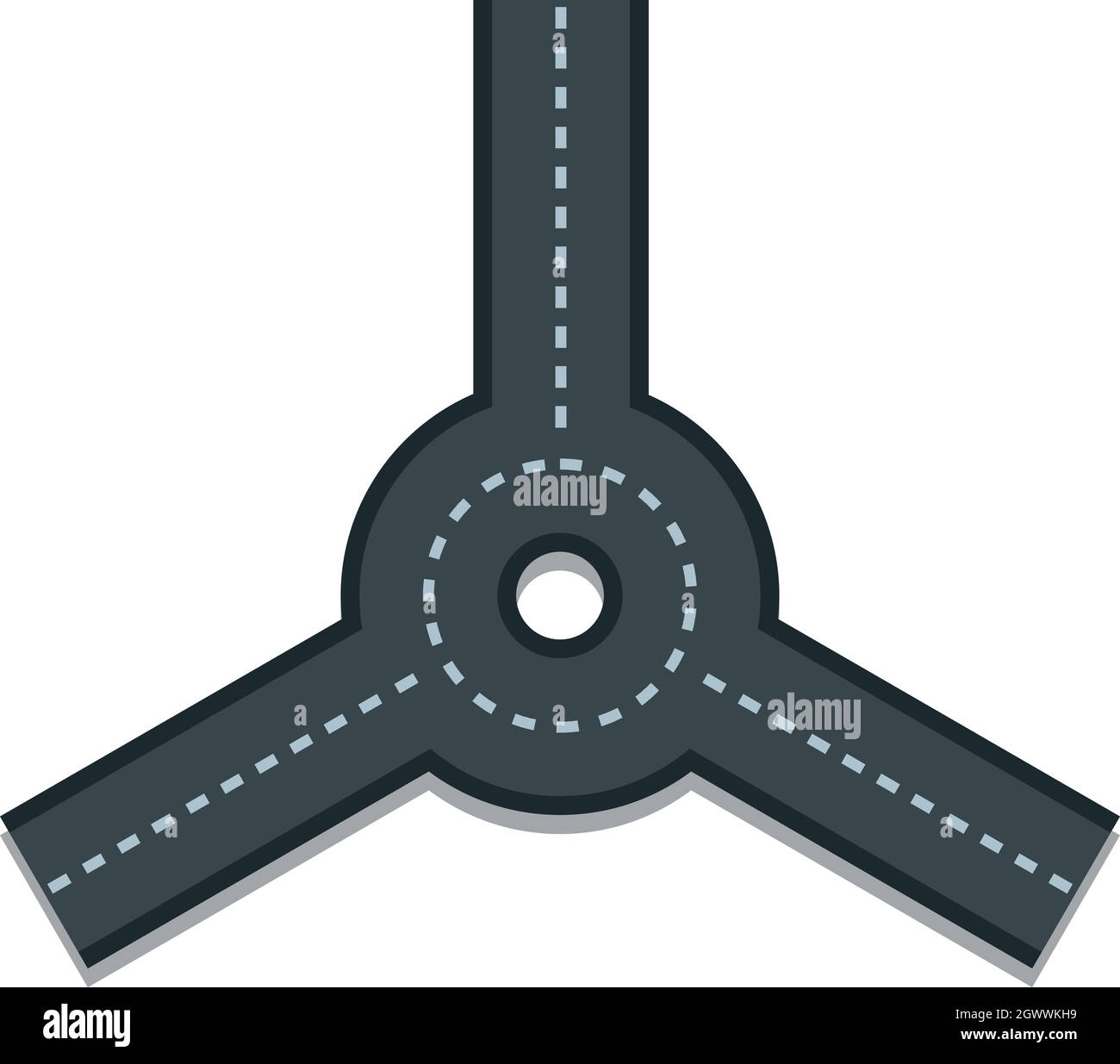Roundabout street sign Stock Vector Images - Alamy