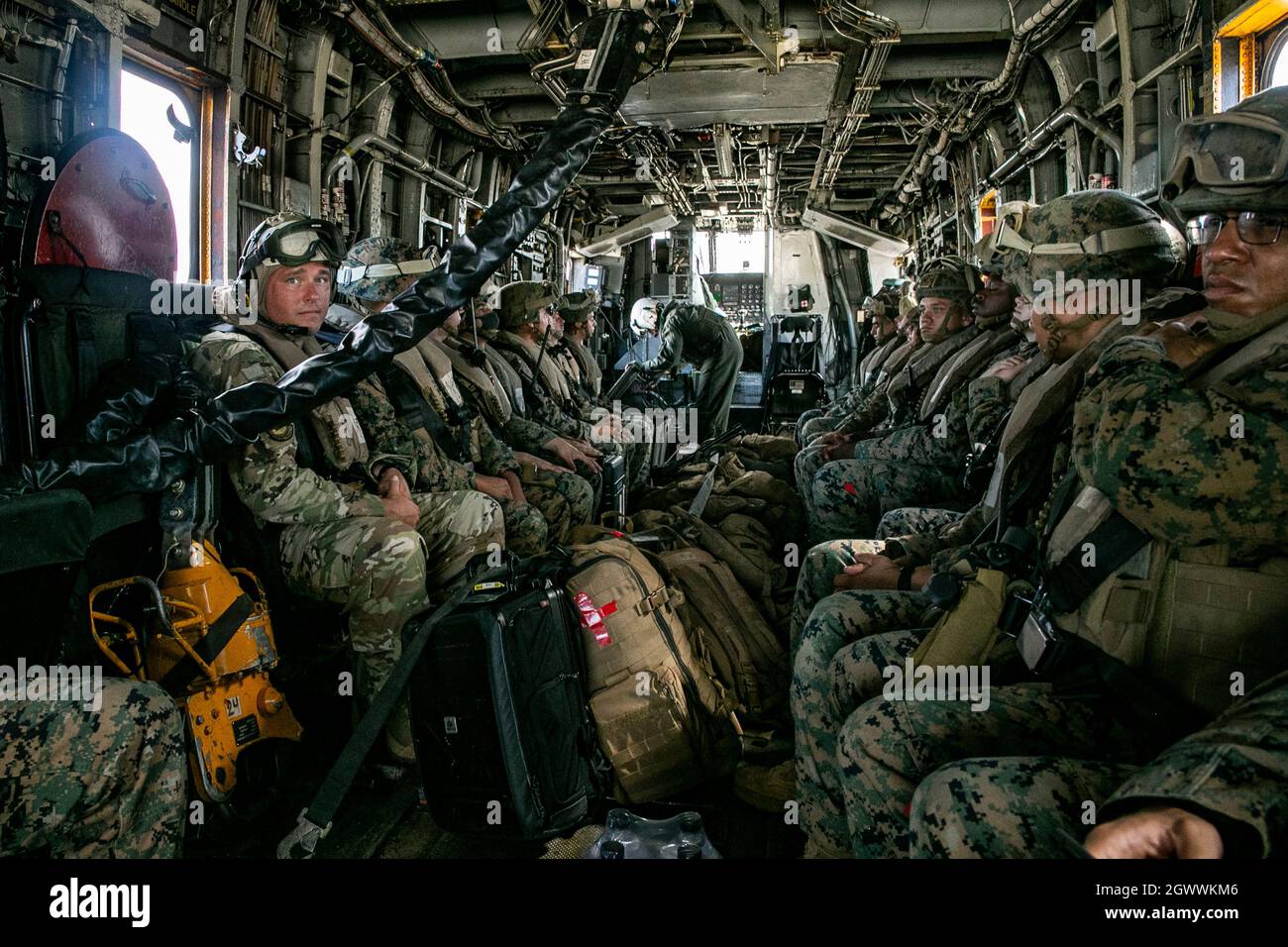 U.S. Marines with 3d Landing Support Battalion, Combat Logistics ...
