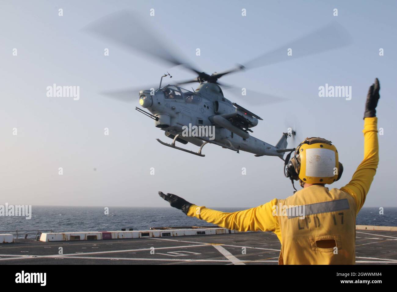 210706-N-MR550-1038 RED SEA (July 6, 2021) Aviation Boatswain’s Mate ...