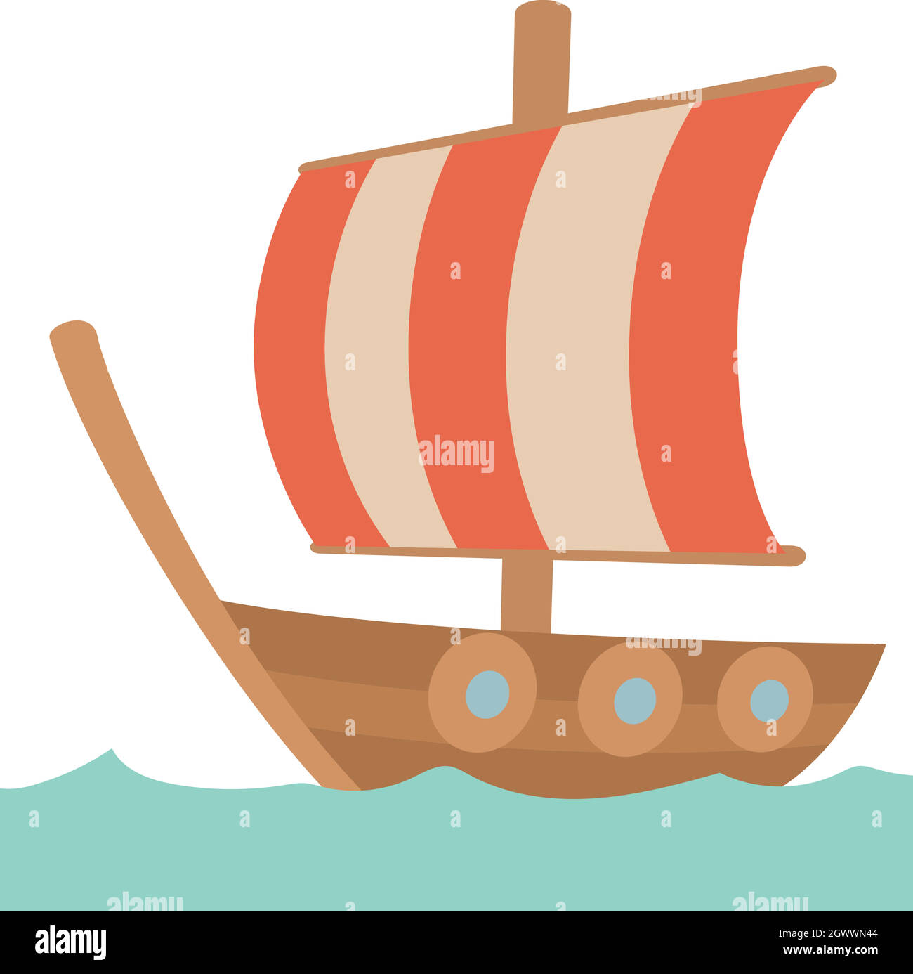 Cruise ship cartoon hi-res stock photography and images - Alamy