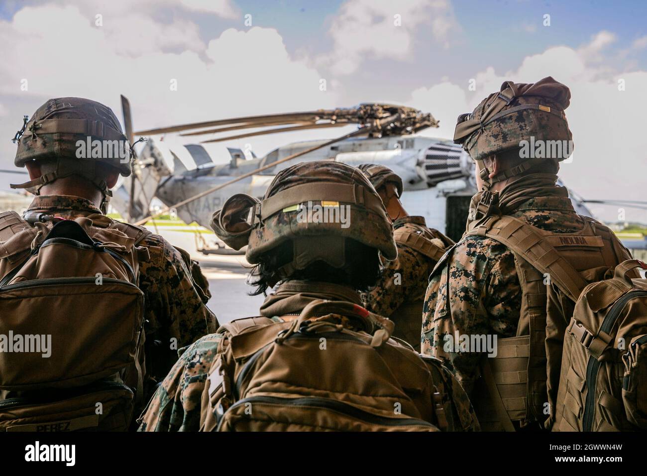 U.S. Marines with 3d Landing Support Battalion, Combat Logistics ...