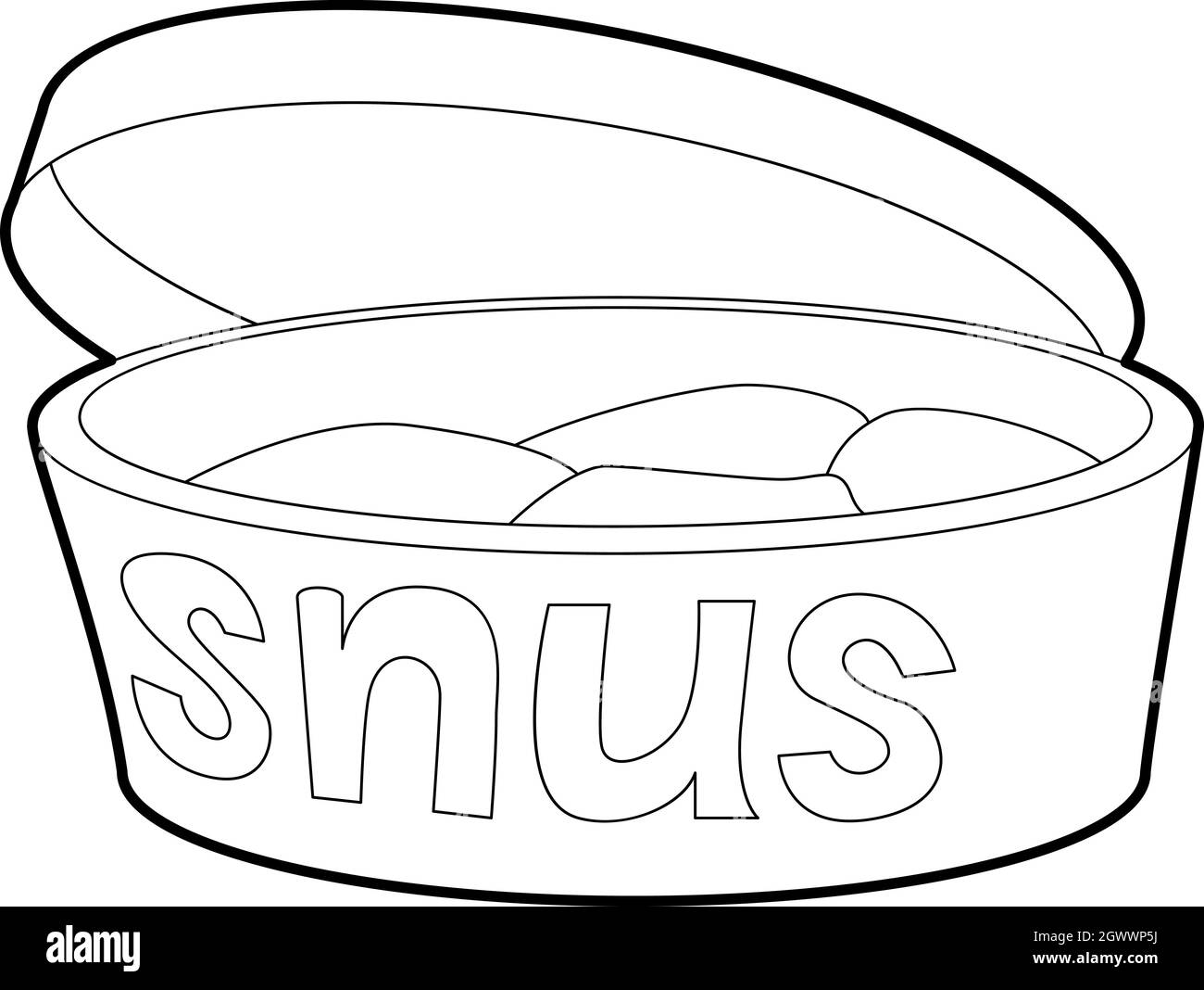 Cookie box icon , outline style Stock Vector Image & Art - Alamy