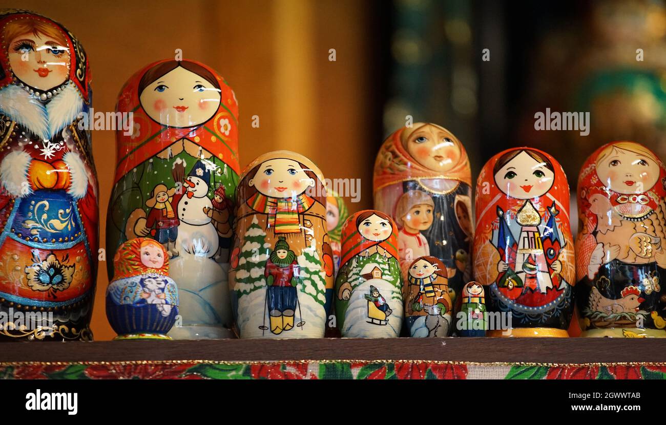 Matryoshka dolls christmas hi-res stock photography and images - Alamy