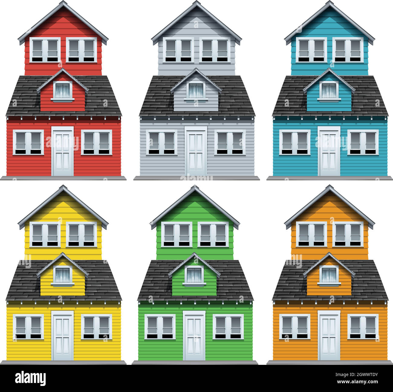 Land colors Stock Vector Images - Alamy