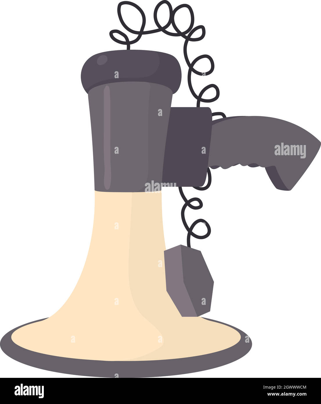 Communicate loudspeaker Stock Vector Images - Alamy