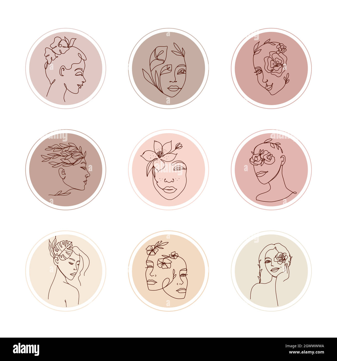 Social story highlight icon hi-res stock photography and images - Alamy