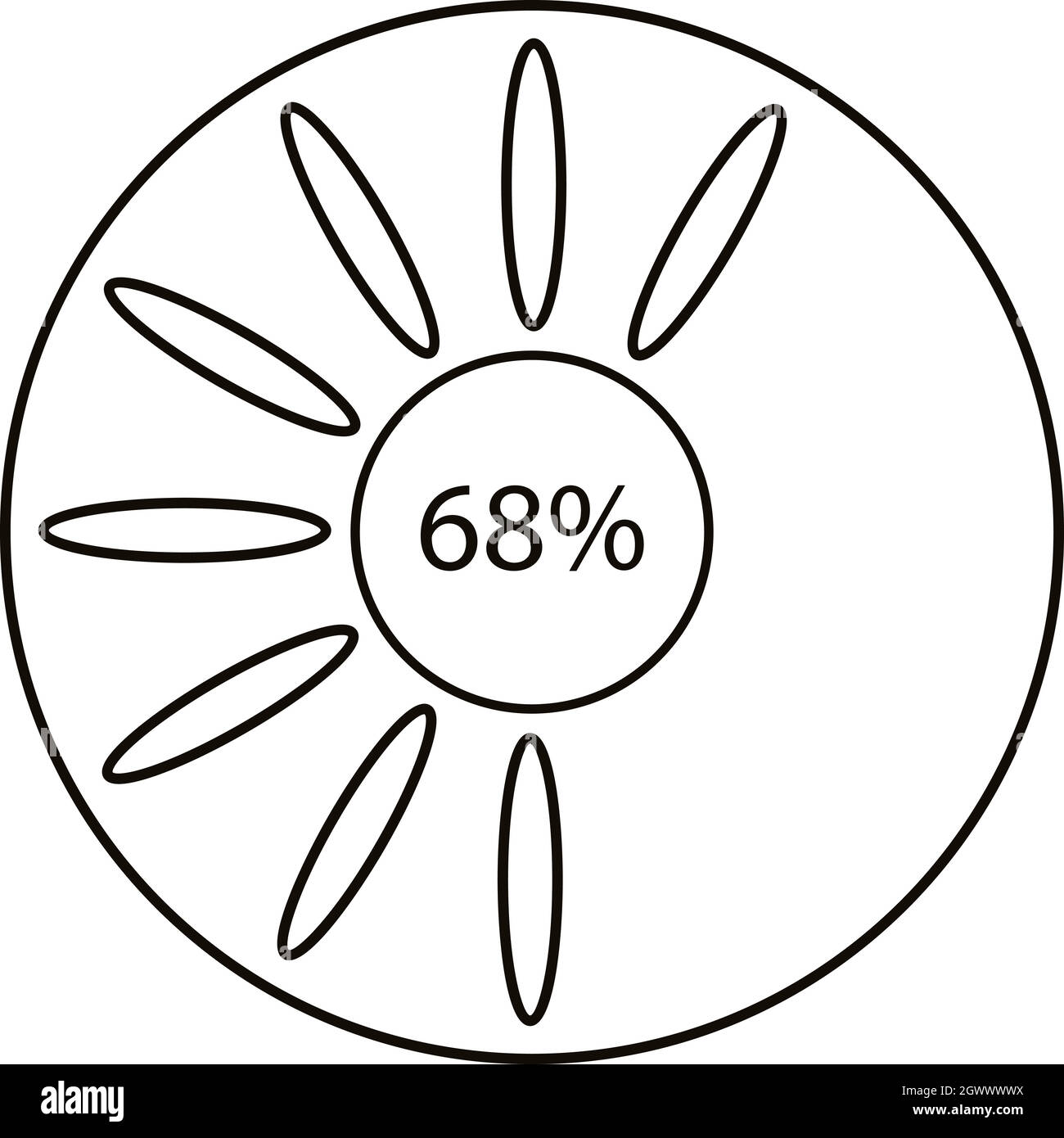 Sixty eight percent Stock Vector Images - Alamy