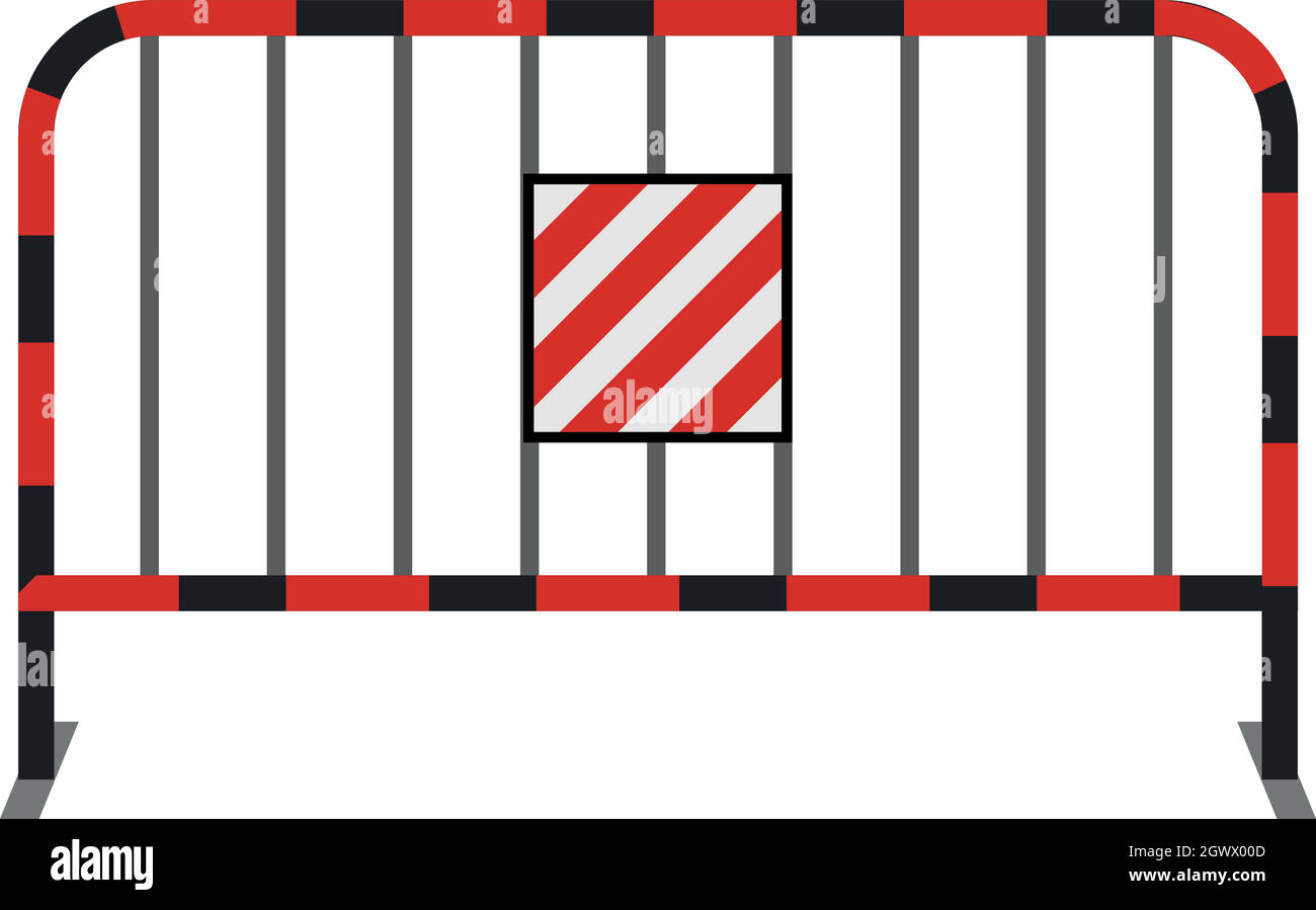 Red barrier Stock Vector Images - Alamy
