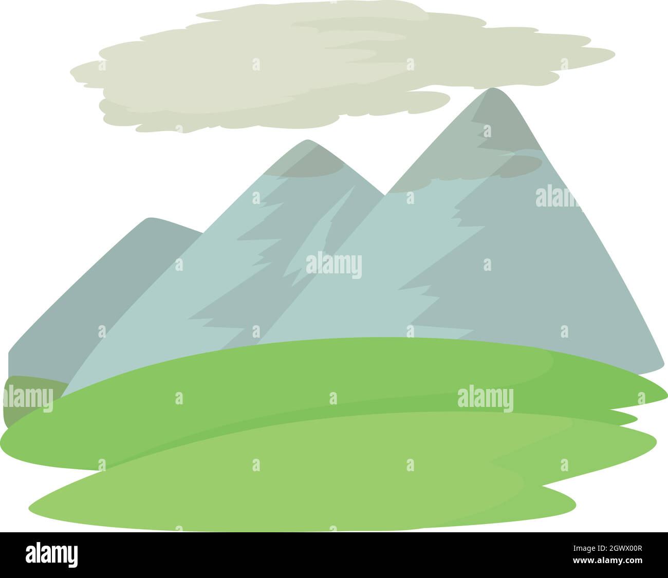 Mountain icon , cartoon style Stock Vector Image & Art - Alamy