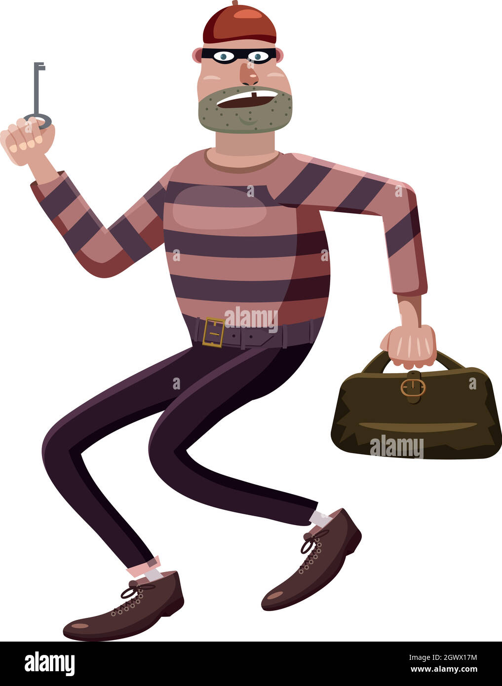 Robber icon, cartoon style Stock Vector Image & Art - Alamy
