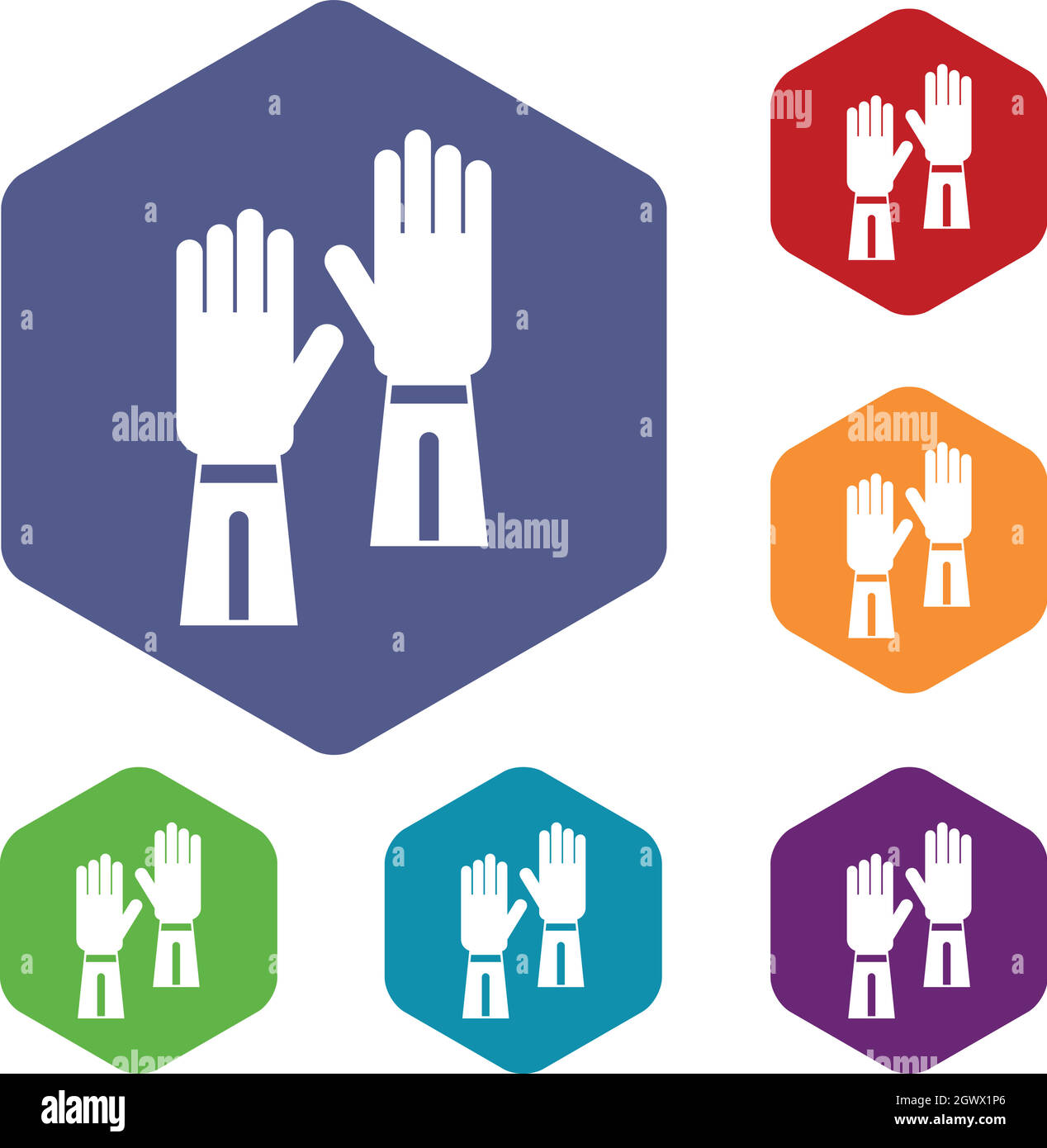 Man gloves suit Stock Vector Images - Alamy