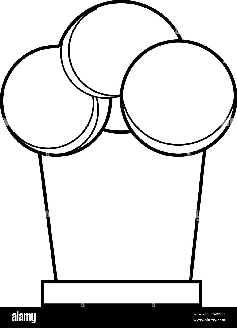 Cook cap icon , outline style Stock Vector Image & Art - Alamy