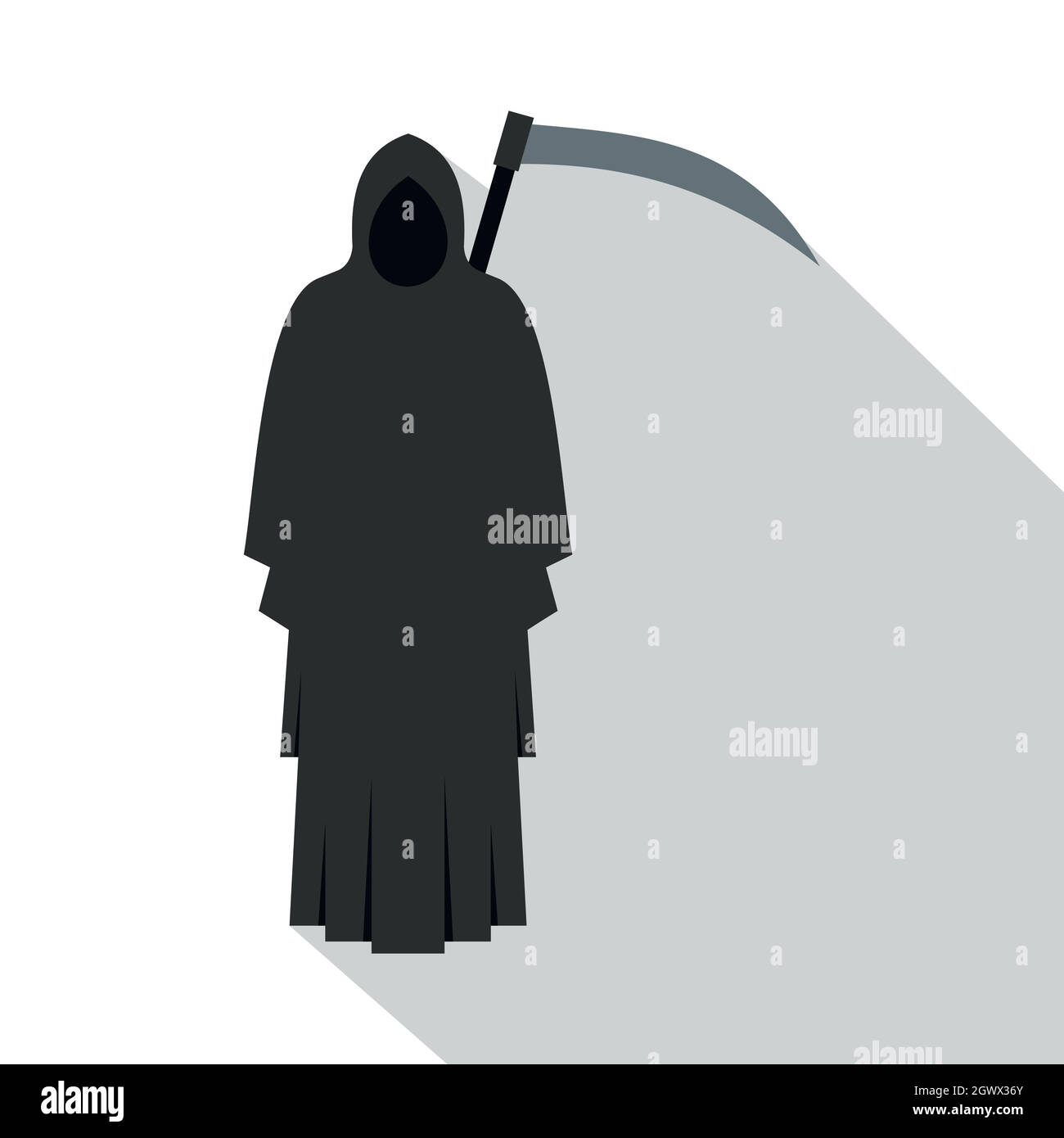 Grim reaper icon vector Stock Vector Images - Alamy