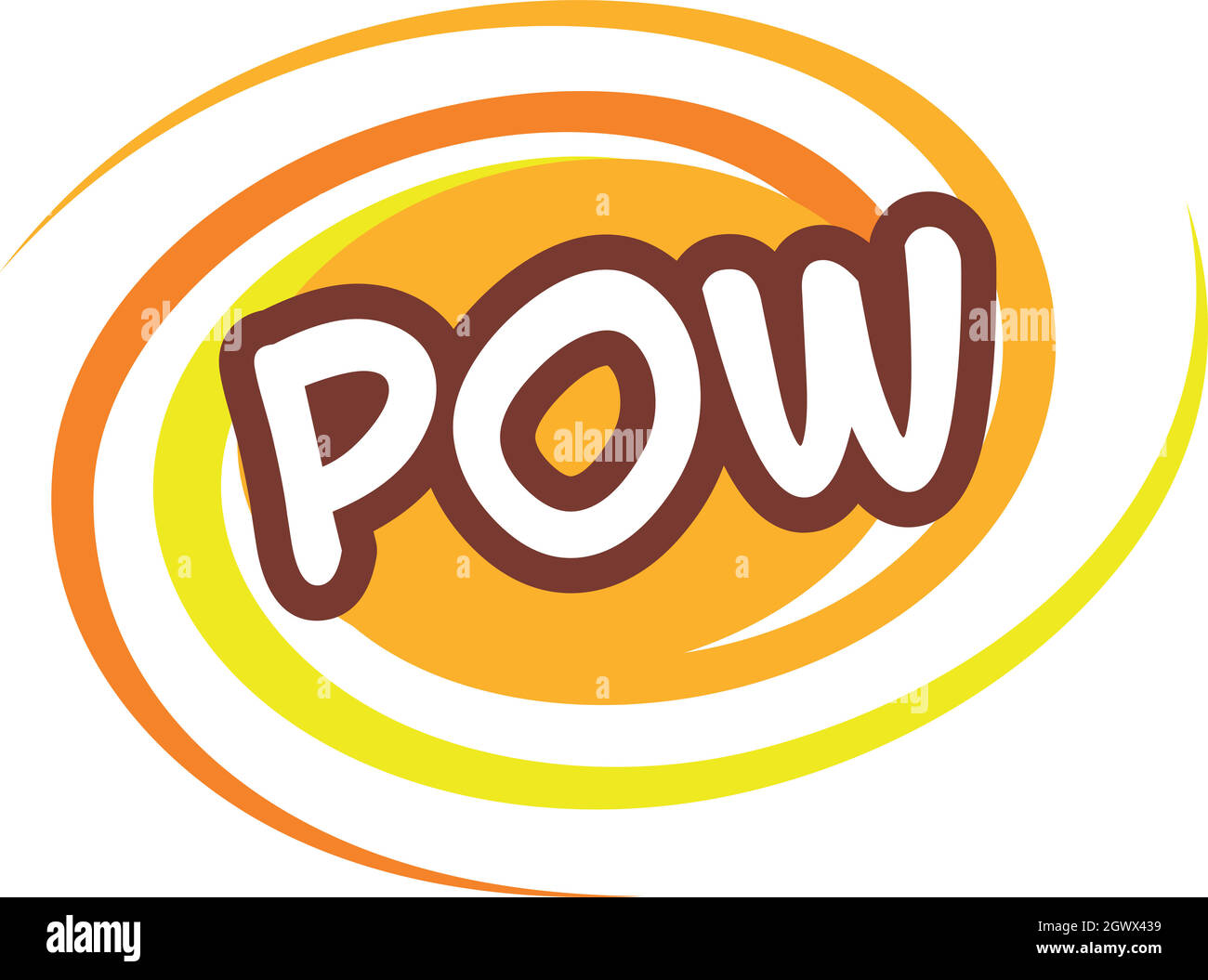 Pow icon, pop art style Stock Vector Image & Art - Alamy