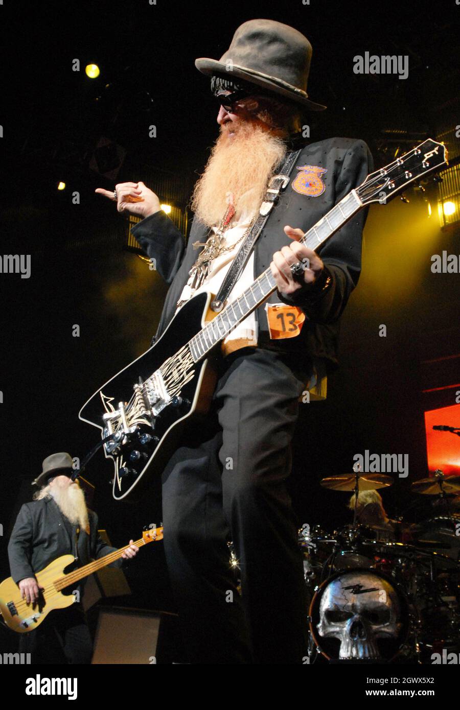 SEPTEMBER 19: Dusty Hill, Billy Gibbons, and Frank Beard of ZZ Top ...