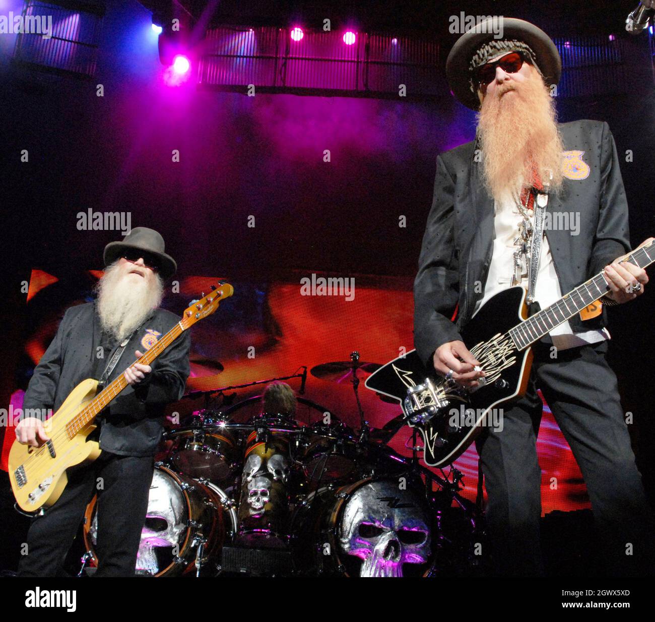 SEPTEMBER 19: Dusty Hill, Frank Beard, and Billy Gibbons of ZZ Top ...