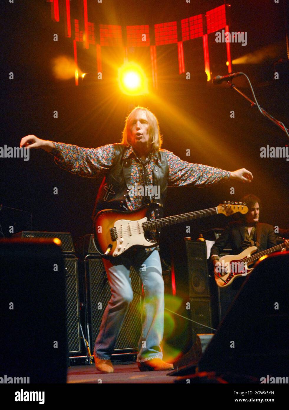 SEPTEMBER 22: Tom Petty and Ron Blair of Tom Petty And The ...