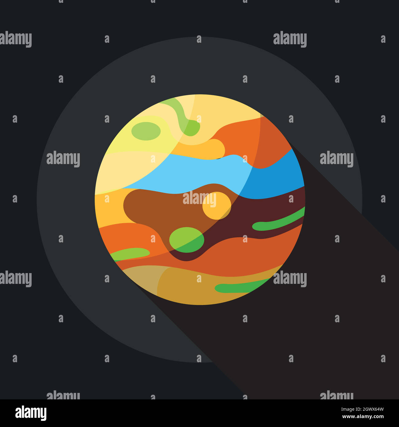 Multicolored illustration Stock Vector Images - Alamy