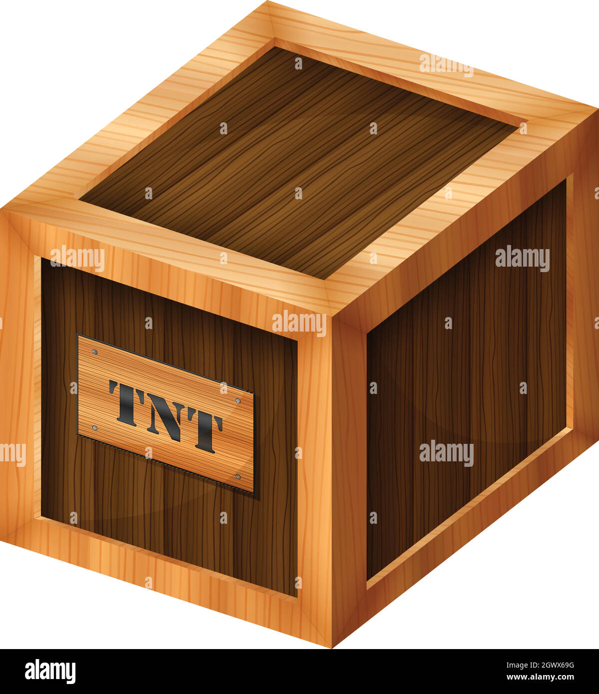 Mines box Stock Vector Images - Alamy