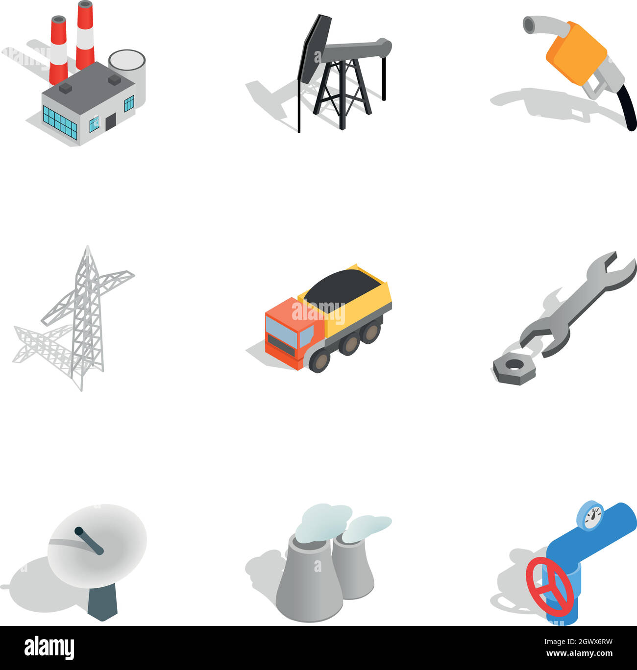 Power transmission icons Stock Vector Images - Alamy