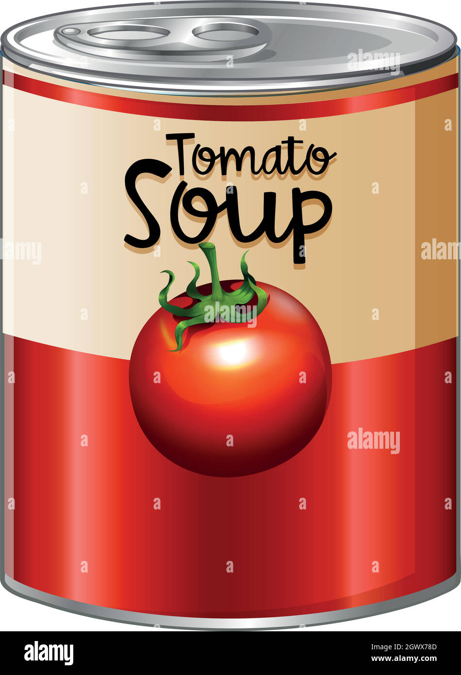 Container tomato Stock Vector Images - Alamy
