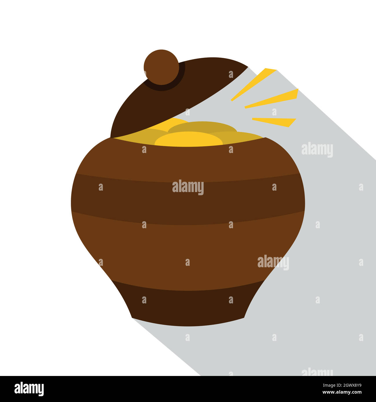 Clay money bank Stock Vector Images - Alamy