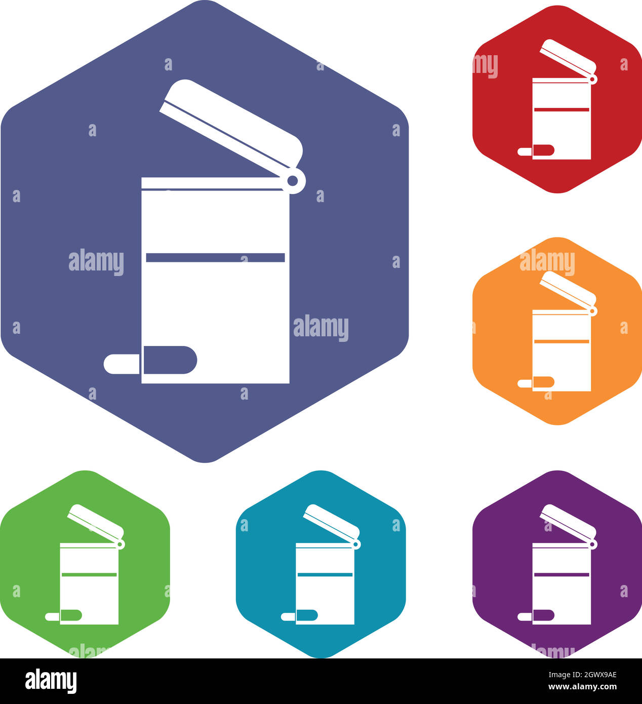 Steel recycling Stock Vector Images - Alamy