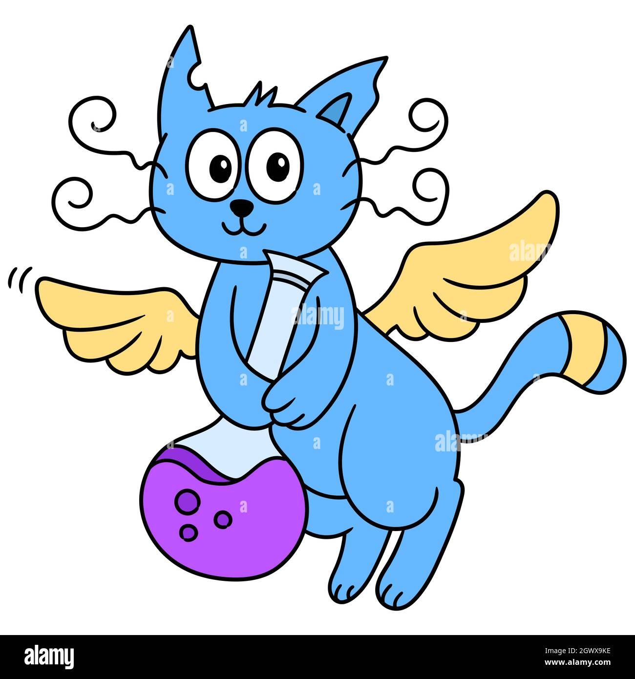 Flying Cats With Wings