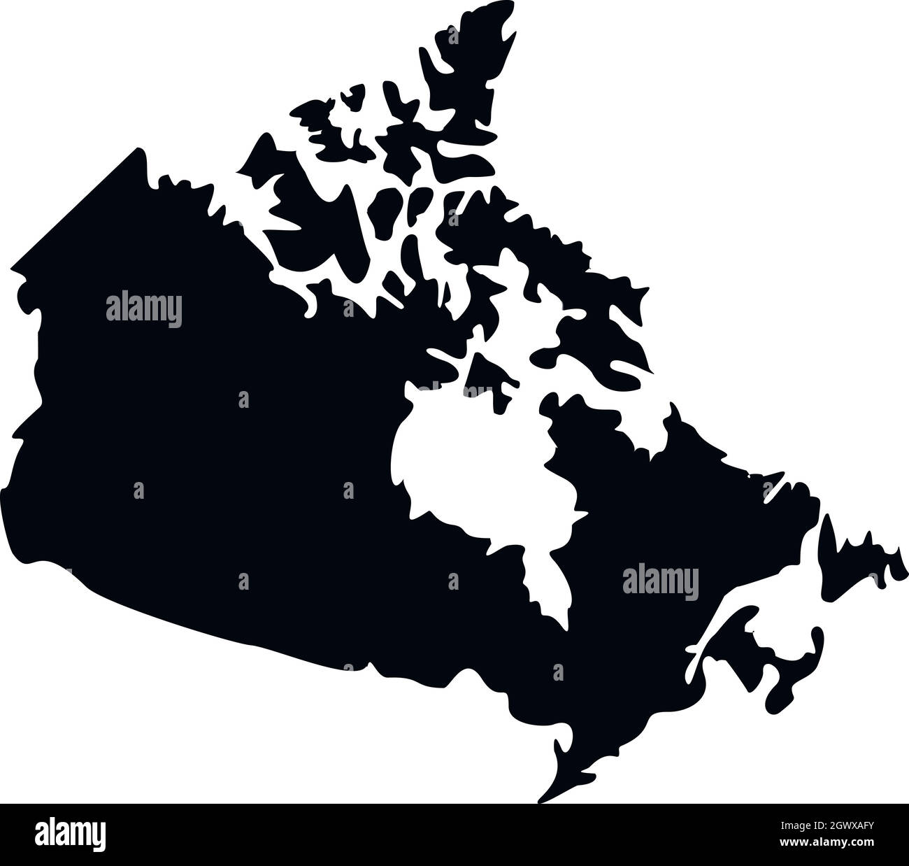Canada map icon, simple style Stock Vector Image & Art - Alamy