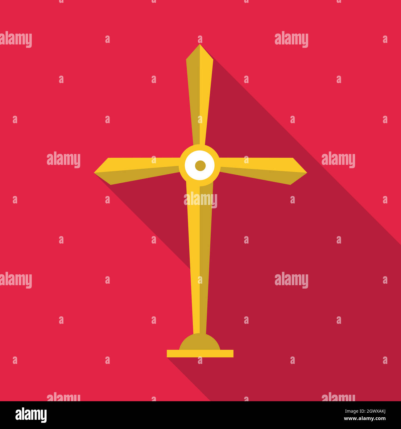 Windmill icon, flat style Stock Vector Image & Art - Alamy