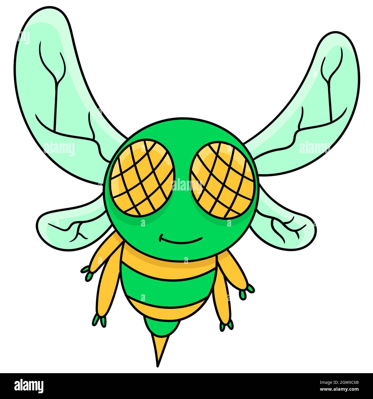 cute flies are flying Stock Vector Image & Art - Alamy