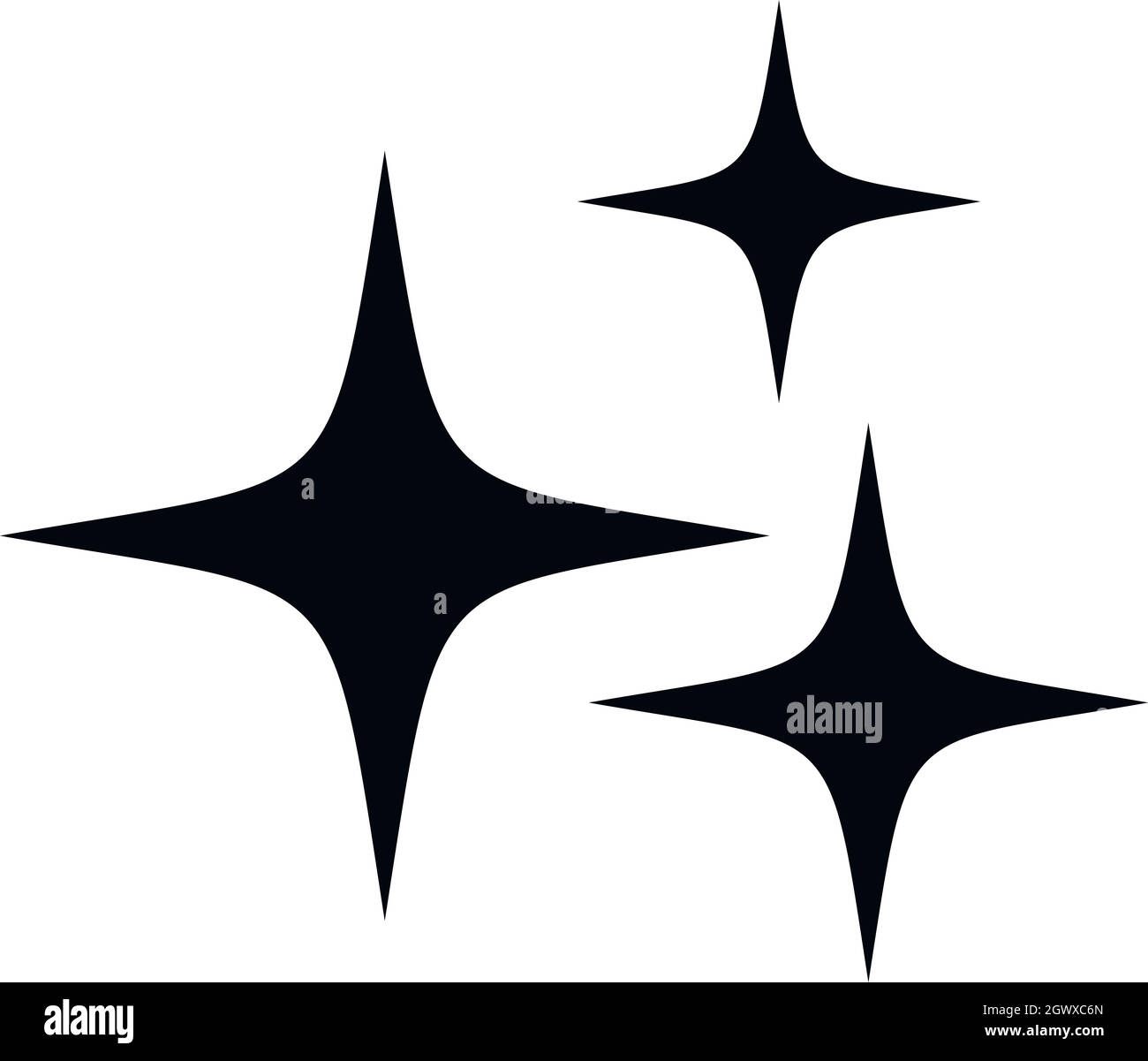 Stars icon, simple style Stock Vector Image & Art - Alamy