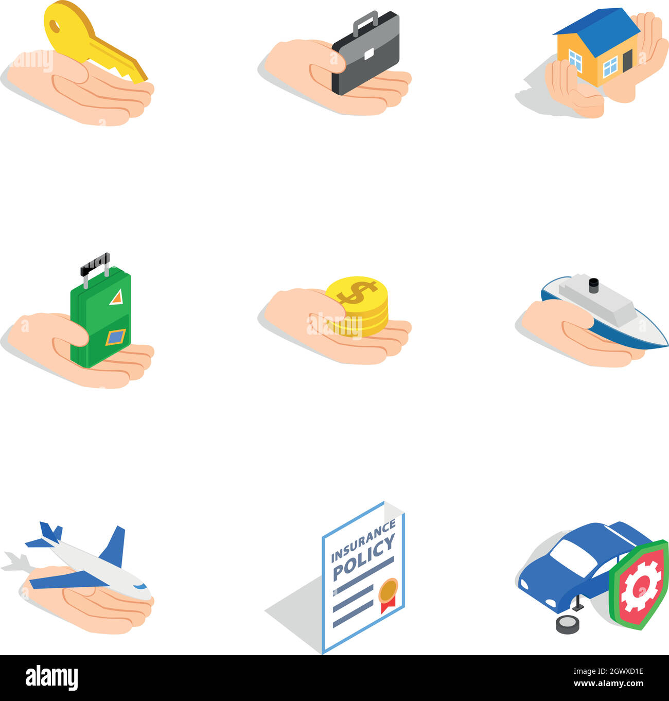 Protect risk Stock Vector Images - Alamy