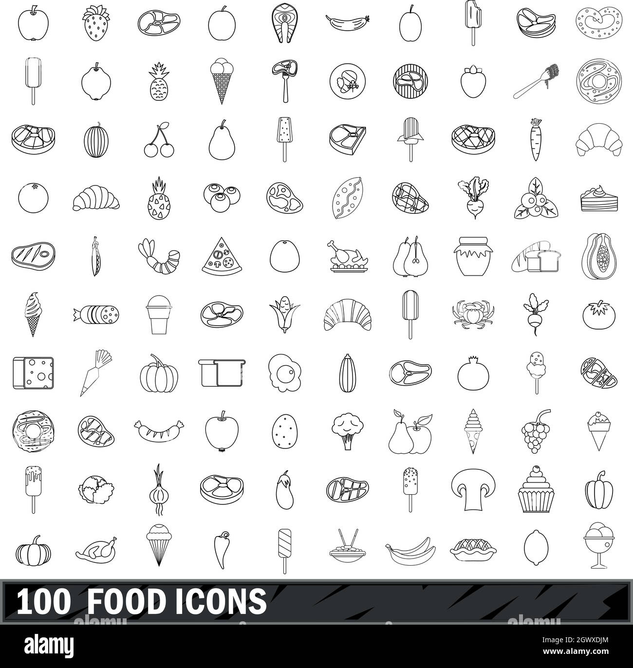Cherries and icons Stock Vector Images - Alamy