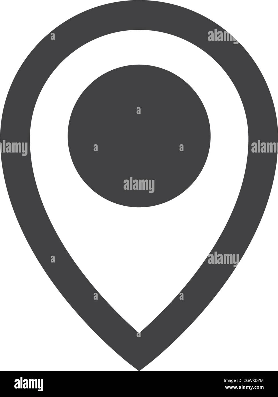 Location point Logo vector Stock Vector Image & Art - Alamy